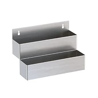 Amazon.com: Stainless Steel Double Tier Speed Rail, Liquor Rack, Speed ...