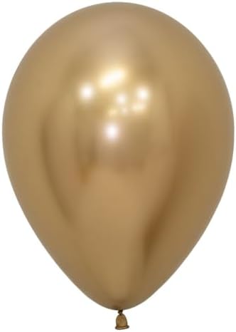 Amazon.com: Sempertex 05" Reflex Gold Sempertex Balloons (50 Count ...