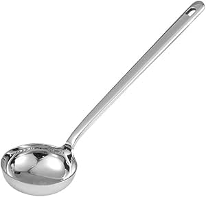 Amazon.com | Txhlyx Small Flat Bottom Ladle,10.3 inch Gravy Ladle,18/10 ...