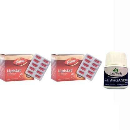 Buy Dabur Lipistat For High Cholesterol Level 5x10 N Each With Leaf ...