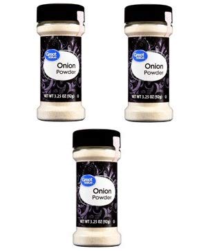 Amazon.com : (3 pack) Great Value Onion Powder, 3.25 oz : Grocery ...