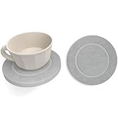 Amazon.com: Sweet Elegance Water Absorbent Diatomite Set of 2 Coaster ...