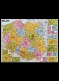 Amazon.com: Polska mapa kodow pocztowych 1:685 scienna (Polish Edition ...
