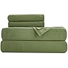 Amazon.com: Chezmoi Collection Stone Washed Full Size Sheet Set - 4 ...