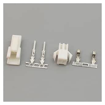 Amazon.com: 10-100Set Black White Blue Green Red SM Connector Plug Pitch 2.54MM Female Male ...