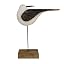 Amazon.com: Wooden Sea Bird Statue Seagull On Stand Decor Nautical ...