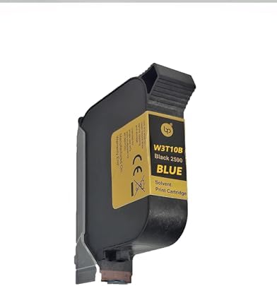 Blue Power W3T10B Inkjet Printer Cartridge (Black 2590 Solvent Print ...