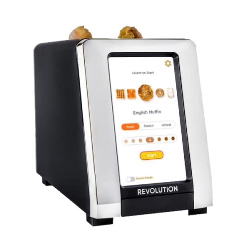 Revolution R180B High-Speed Touchscreen Toaster, 2-Slice Smart Toaster ...