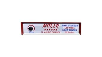 Antler&co. 12 Volt DC Chaser Single Color LED Pixle Light (Without ...