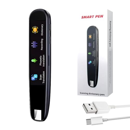 OCR Digital Reader Pen, Touch Screen Smart Translation Reading Pen ...