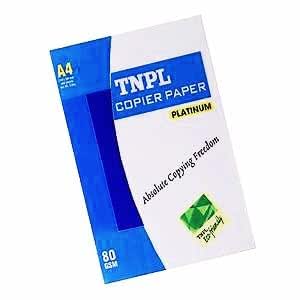 TNPL A4 COPIER PAPER 80 GSM 500 SHEETS combo of 2 ream : Amazon.in ...