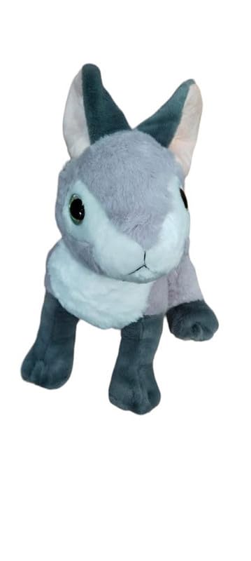 Buy STRIDERS 10 Inch Super Soft Grey Rabbit Plush Toy, Cuddly Bunny for ...