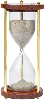 Amazon.com: Sohrab Nauticals 30 Minute Wooden Sand Timer| Natural Sand ...