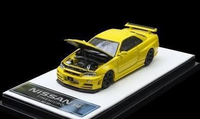 Amazon | TimeMicro 1/64 ニッサン GTR R34 Z-Tune YE | ミニカー・ダイキャストカー | ホビー