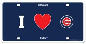 Amazon.com: Chicago Cubs License Plate - Styrene : Automotive