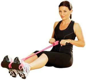 Amazon.com : Davina Rowing Action Exerciser with HSB Heartrate Watch ...