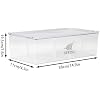 Gzsekken Sewing Box Large Sewing Kit Box with 3 Compartments & Lid ...