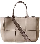 Amazon.com: POPUPS Interwoven Neoprene Mini Tote Bag for Women ...