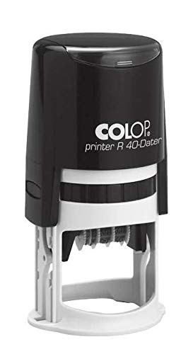 40mm Dater Round Self Inking Stamp COLOP Printer Dater R 40 with Your ...