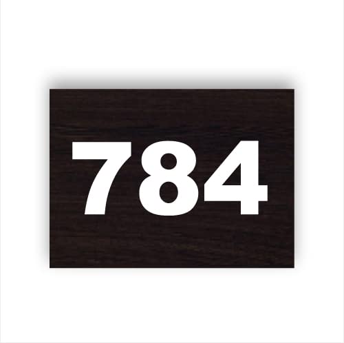 Number - 784, Wooden Number Plate, 18mm Thickness Wood Board,Wood Board ...