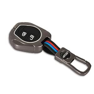 Metal Alloy Car Key Cover with Holder & Rope Chain Fit for Maruti ...