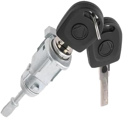Front Right Door Lock Cylinder Keys Compatible with VW Golf Mk4 Bora ...