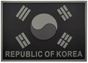 Amazon.com: South Korea Flag PVC Patches Military Tactical Morale DIY ...