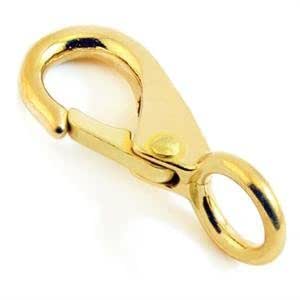 ENKAY - Fast Eye Snap Hook, Brass Plated (3 1/4") : Amazon.in: Sports ...