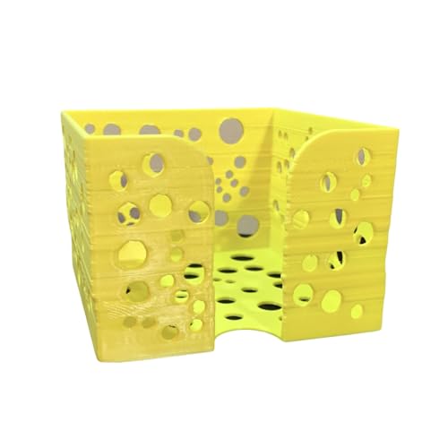 Amazon.com: 3D Printed Yellow American Cheese Slice Holder Swiss Cheese ...