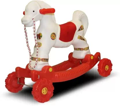 myhoodwink 2 in 1 Baby Ponny Push Horse Rider and Ride on Rocker Toy ...
