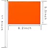 Amazon.com: 25 Pack Orange Colour Flag,Pure Solid Orange Small Mini ...