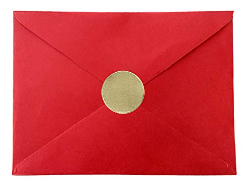 Accuprints Red Envelopes Pack of 25 | Size - 5 X 7 inch | 25 Gold ...