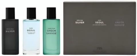 Amazon.com : Zara Man Green Savage + Blue Spirit Cologne for Men ...
