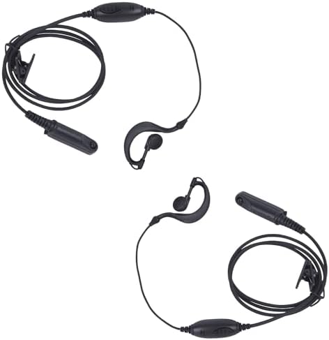 Amazon.com: Pdflie G Shape Headset Radio Earpiece in Line Ptt Mic Ear ...