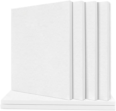 Amazon.com: 18 Pack White Acoustic Panels 12"X12"X 0.4"Soundproof Wall ...