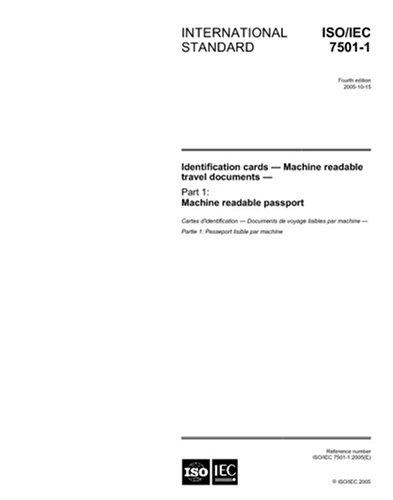 ISO/IEC 7501-1:2005, Identification cards - Machine readable travel ...