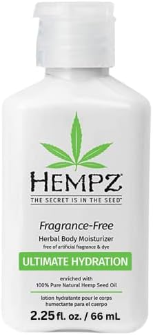 Amazon.com : Hempz Body Lotion - Fragrance Free Mini Daily Moisturizing ...