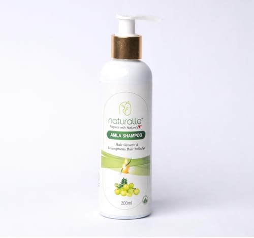 Naturalla Amla Shampoo to Strengthens Hair Follicles | Promotes Hair ...