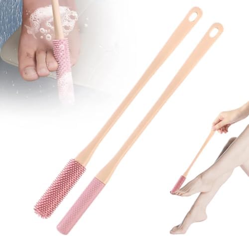 Amazon.com : Toe Cleaning Brush Foot Scrubber - 2Pack Silicone Shower ...