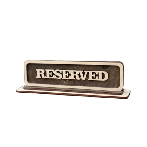 Amazon.com: Custom Reserved Table Sign, Reserved Seat Sign, Table Sign ...