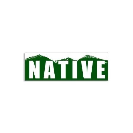 Amazon.com: NATIVE Colorado Mountain Bumper Sticker : Sports & Outdoors