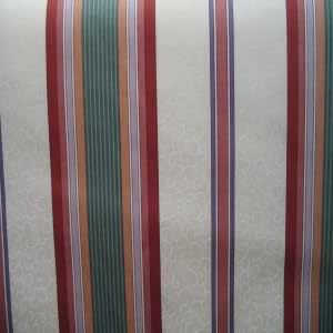 Amazon.com: 54" Wide 100% Cotton Drapery Fabric Stripe Cream, Rust ...