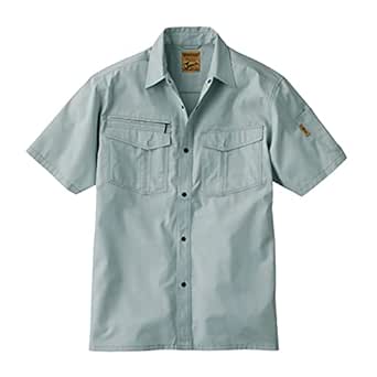 Amazon.co.jp: 自重堂 Jawin 半袖シャツ 55214 アースグリーン Sサイズ : ファッション