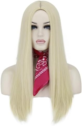 Amazon.com: shecool Long Blonde Wigs for Women Cowgirl Costume Weird ...