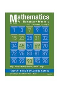 Mathematics for Elementary Teachers, Study Guide: A Contemporary ...