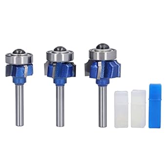 Corner Round Bit, 6mm Shank Edge Router Bits Woodworking Milling Cutter ...