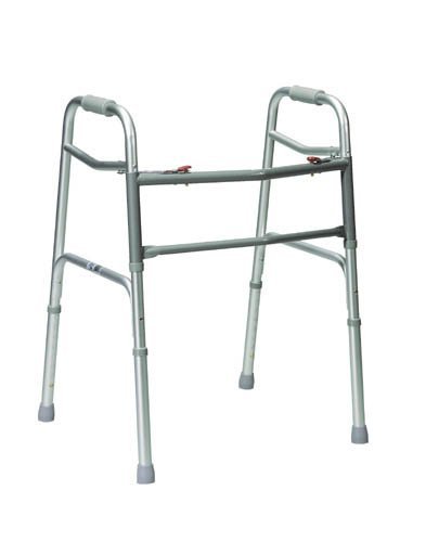 Amazon.com: Double Button Extra-Wide Adult Folding Walker (Bariatric ...