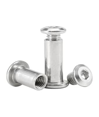 M6 M8 M10 Large Flat Hex Hexagon Socket Head Splint Nut Furniture Rivet ...