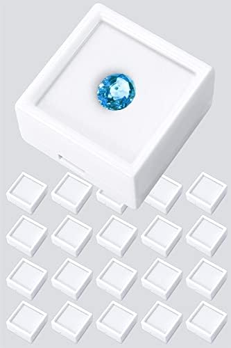 Amazon.com: ETLIFE Gemstone Display Box [1.16" Small Pure White 20pcs ...