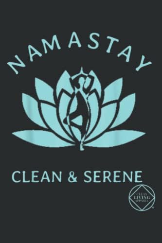 Amazon.com: Clean Serene Yoga Narcotics Anonymous Na Aa Gifts: Lined ...